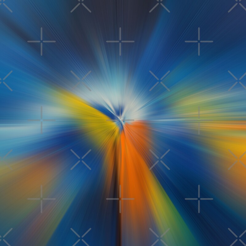 "Abstract #3 - Colorful Radiation" by gemgemshop | Redbubble