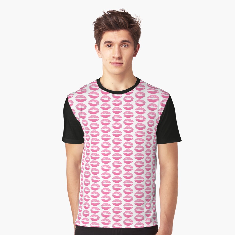 "Kissy Lipstick Stain" T-shirt for Sale by LaurenPatrick | Redbubble ...