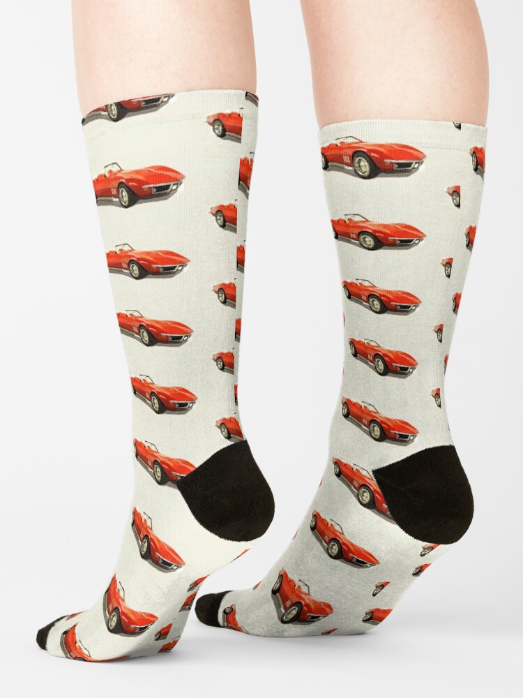 "Corvette Stingray" Socks for Sale by urbansketcher | Redbubble