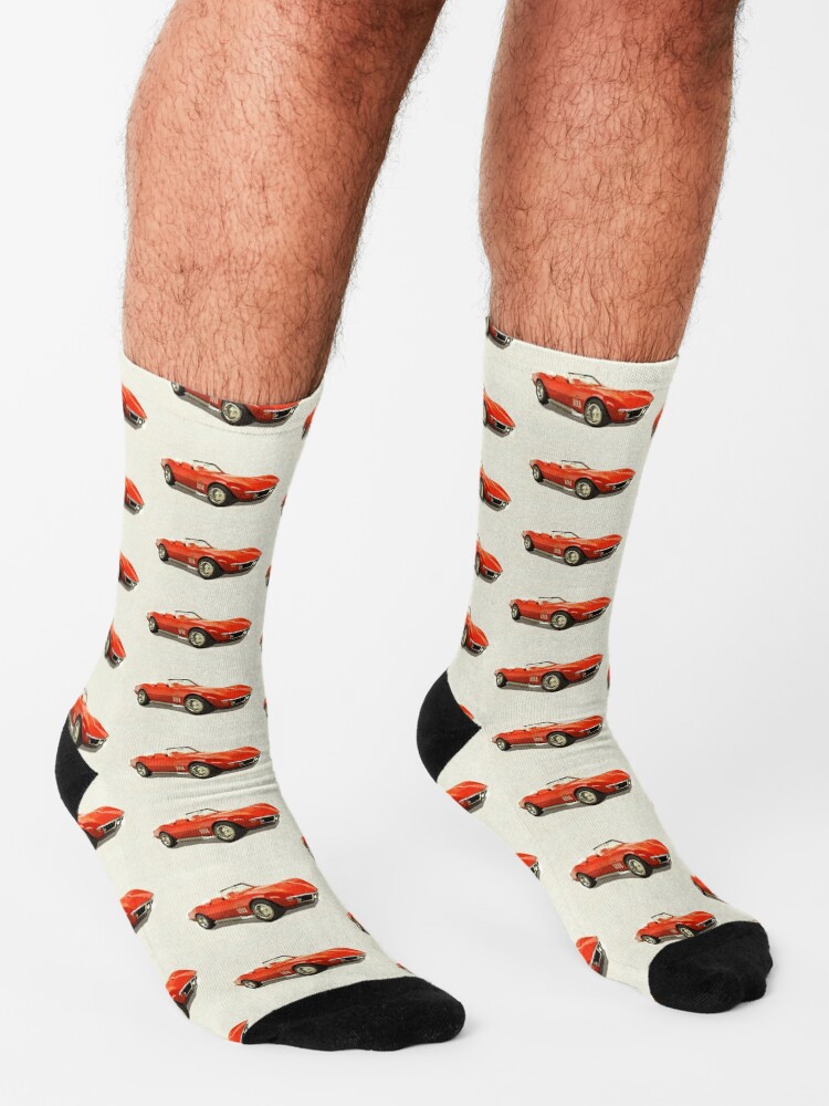 "Corvette Stingray" Socks for Sale by urbansketcher | Redbubble