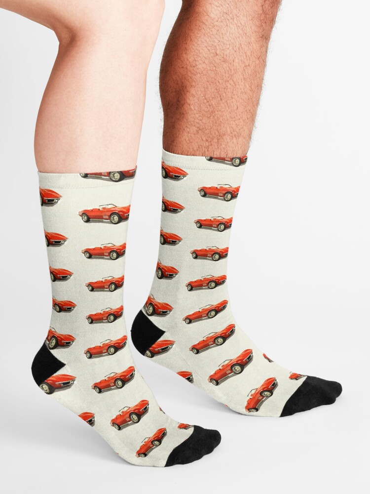 "Corvette Stingray" Socks by urbansketcher | Redbubble