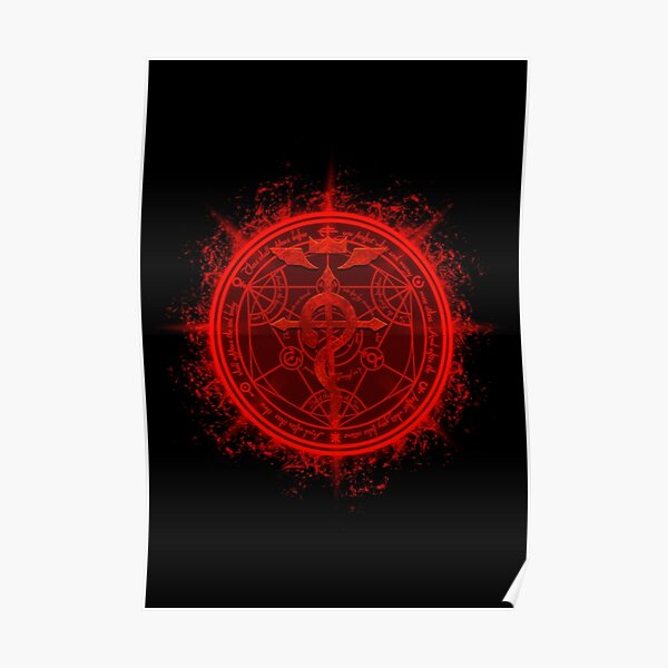 Póster «Círculo de transmutación humana. Fullmetal Alchemist» de LAZARE ...