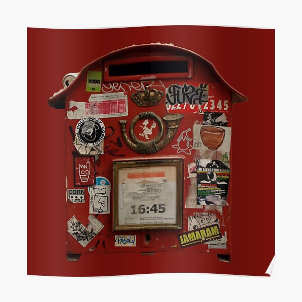 "Street art letterbox" Poster by E-Maniak | Redbubble