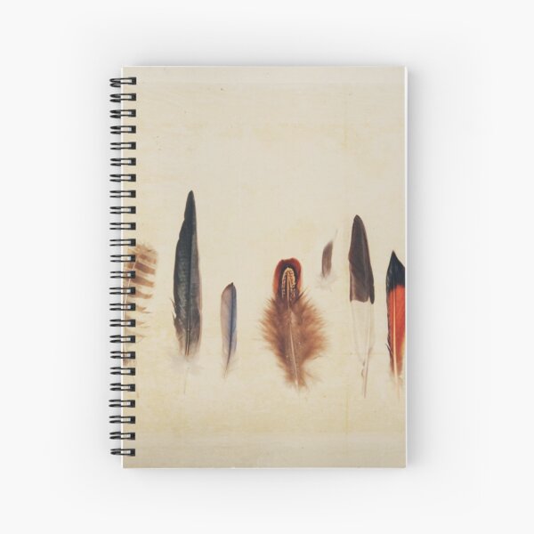 "Feather Study no. 1" Spiral Notebook by riotjane | Redbubble