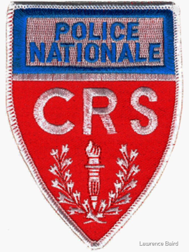 "France National Police" Sticker by lawrencebaird | Redbubble