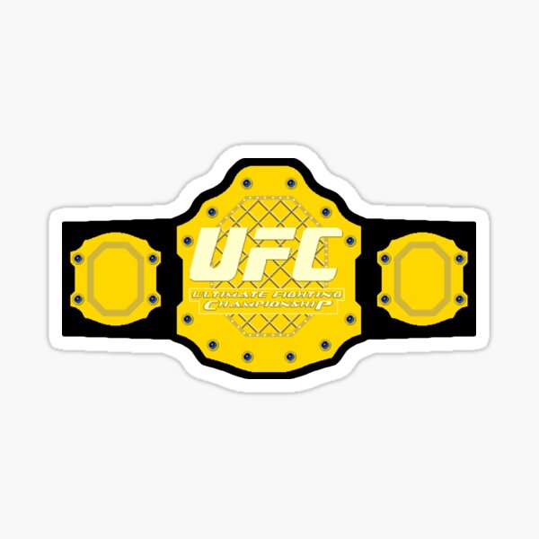 "Classic UFC Belt" Sticker for Sale by TheLastStand | Redbubble