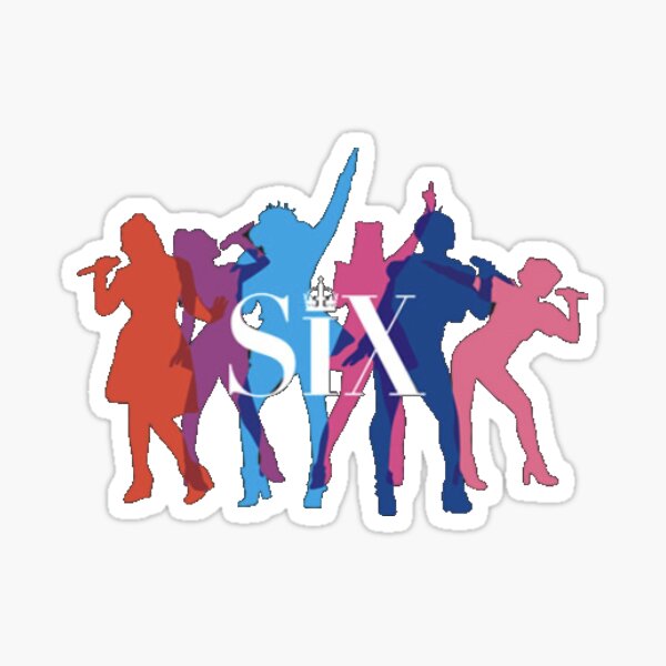 "six the musical" Sticker for Sale by jules410 | Redbubble
