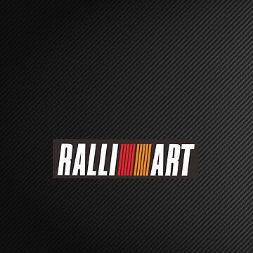 "RALLIART Carbon Fiber" Poster by JeffReding | Redbubble