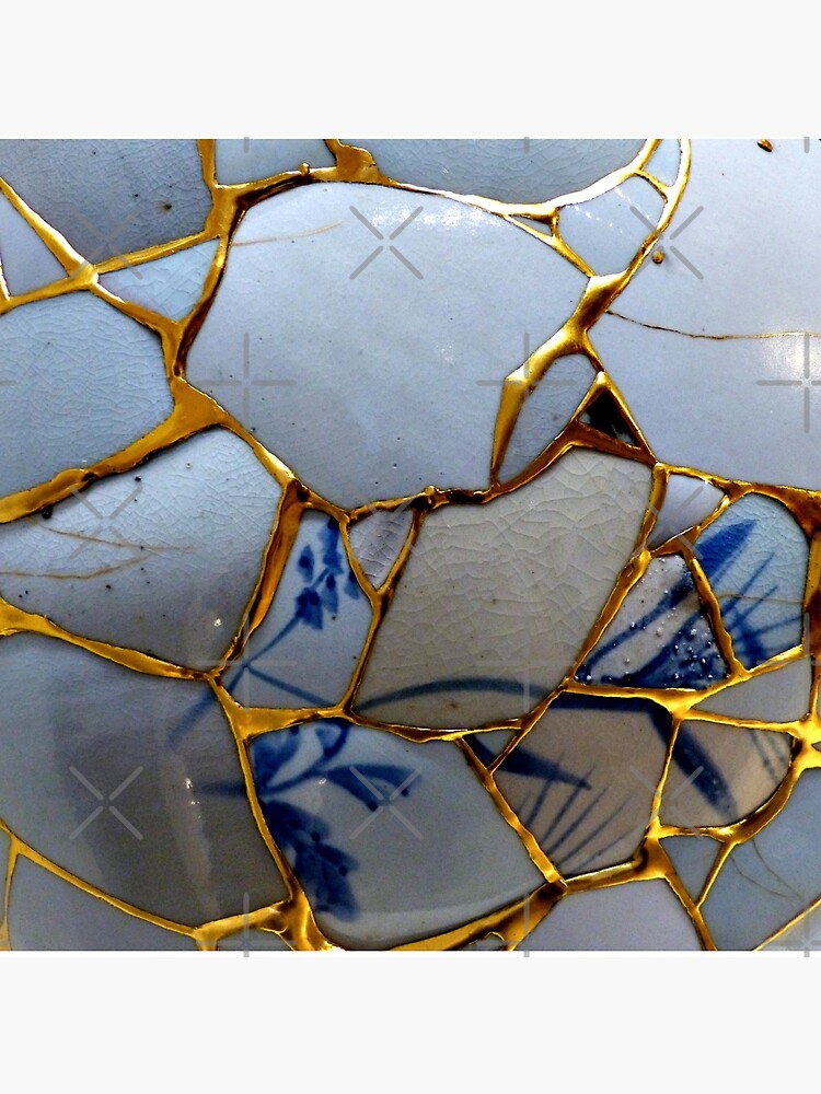"Kintsugi" Coasters (Set of 4) by delfmeunier | Redbubble