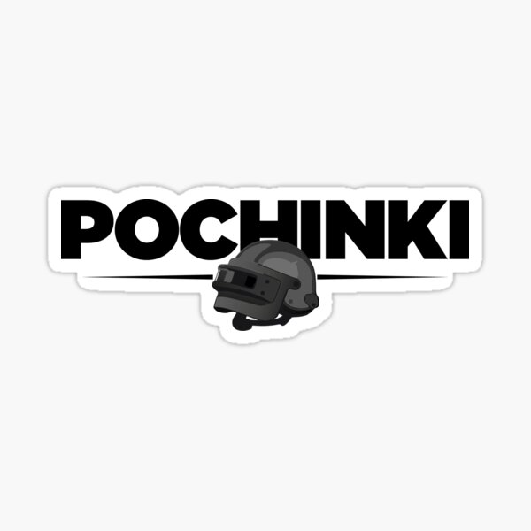 "Pochinki - White" Sticker for Sale by Ash Glover | Redbubble