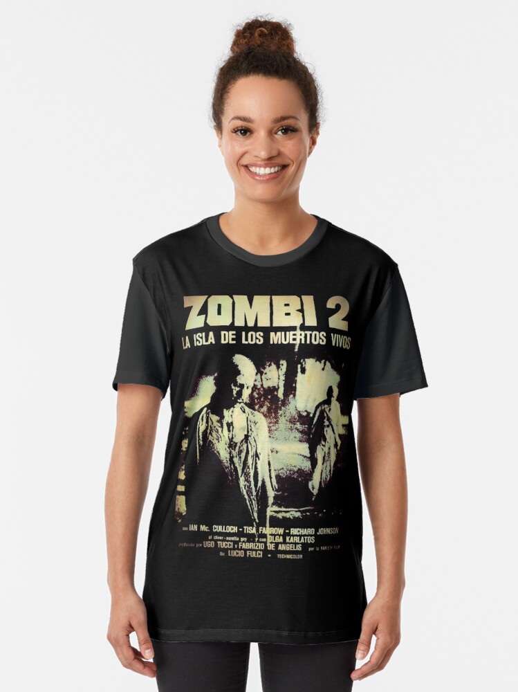 "Zombi 2" T-shirt for Sale by rcmarble | Redbubble | zombie graphic t ...