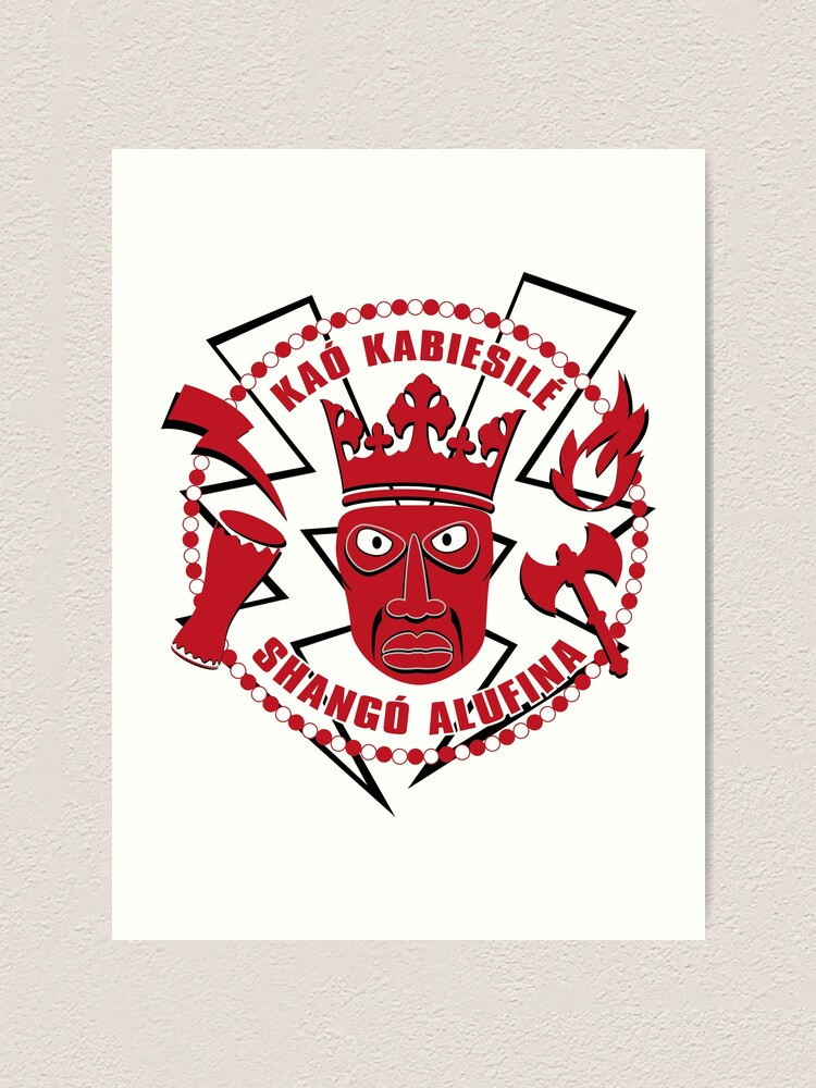 "Shango King" Art Print for Sale by Stanneman | Redbubble