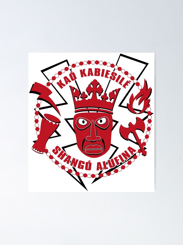 "Shango King" Poster for Sale by Stanneman | Redbubble