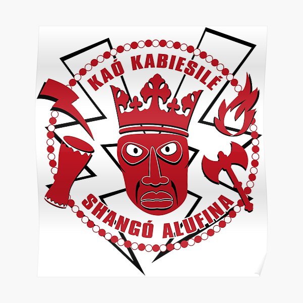 "Shango King" Poster for Sale by Stanneman | Redbubble