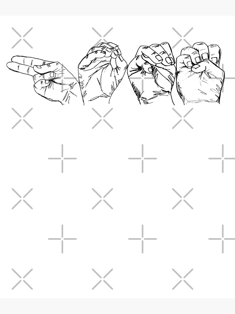 "American Sign Language, ASL Texas TX, Home design Gift" Poster by D-C ...