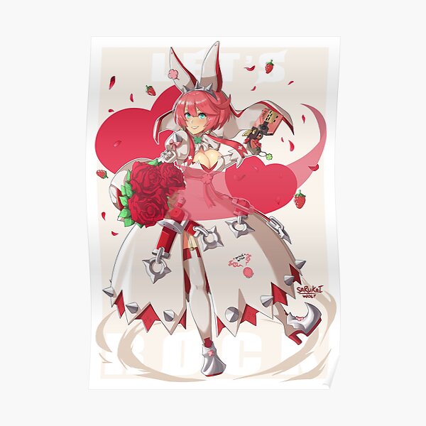 "Elphelt Valentine Guilty Gear Xrd SIGN" Poster by SarukaiWolf | Redbubble
