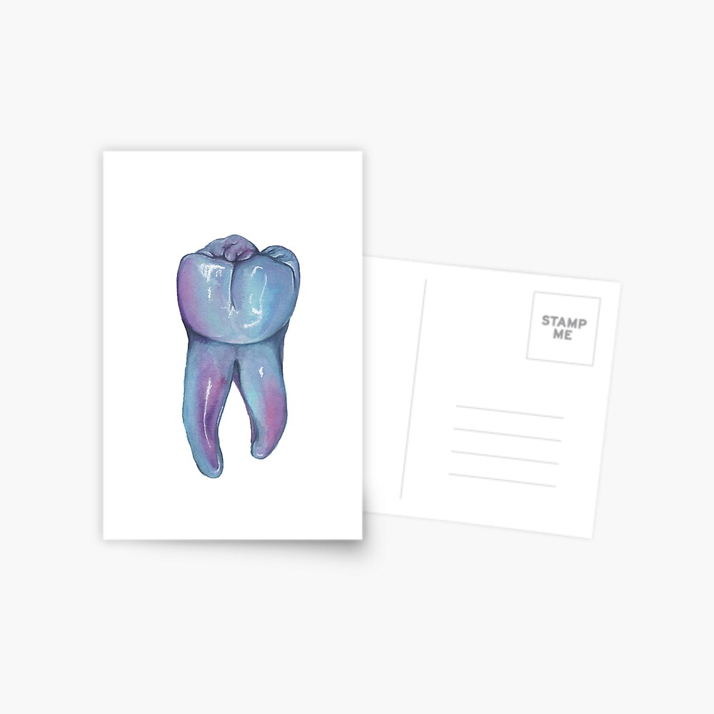 "Dental Art Watercolor Tooth" Art Board Print for Sale by Kimberannking ...