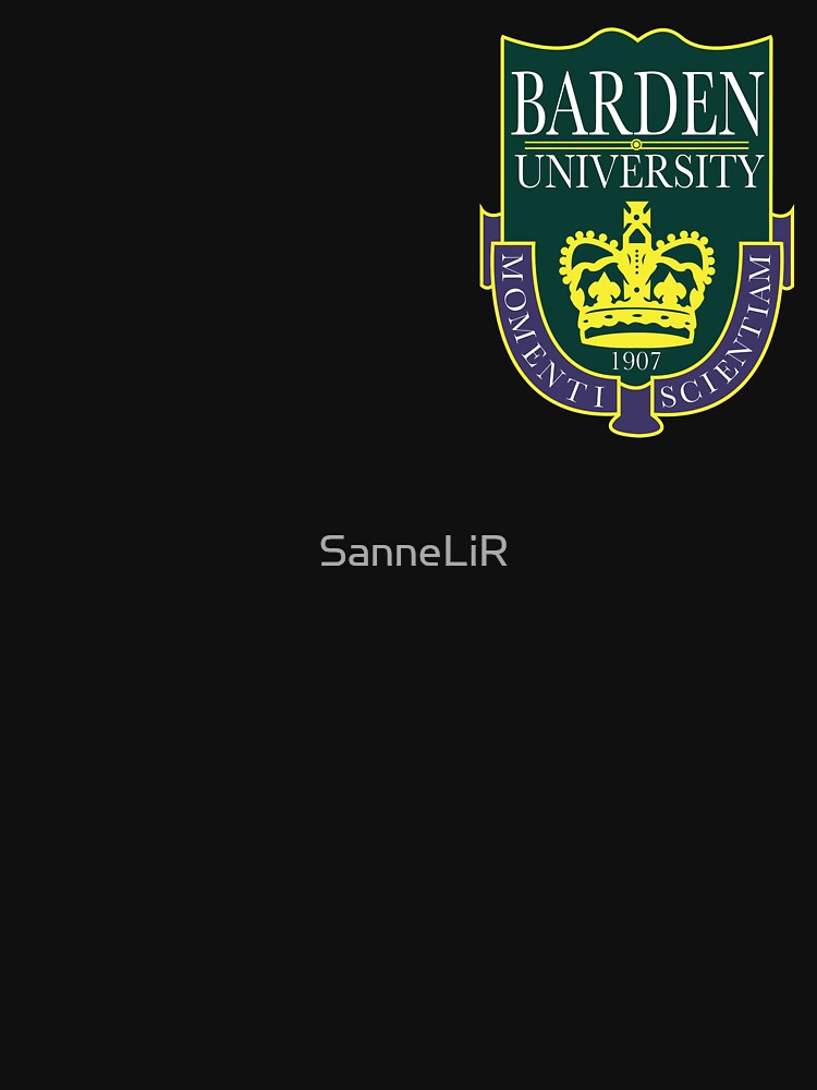 "Barden University (Chest)" T-shirt for Sale by SanneLiR | Redbubble ...