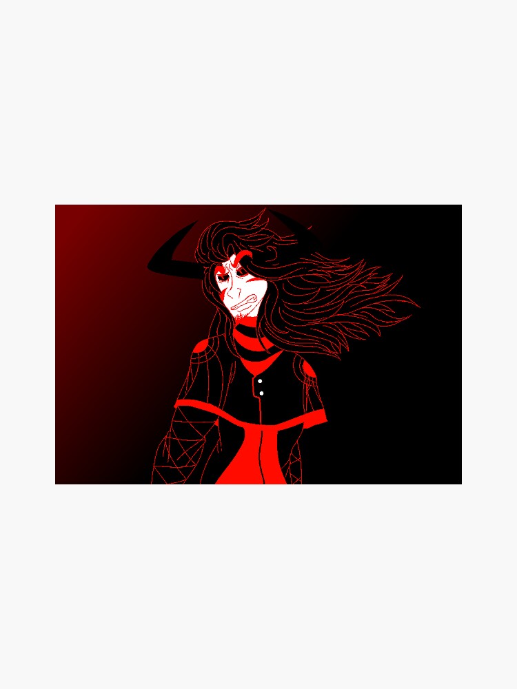 "Demonic Oc" Sticker by Magma--Maniac | Redbubble