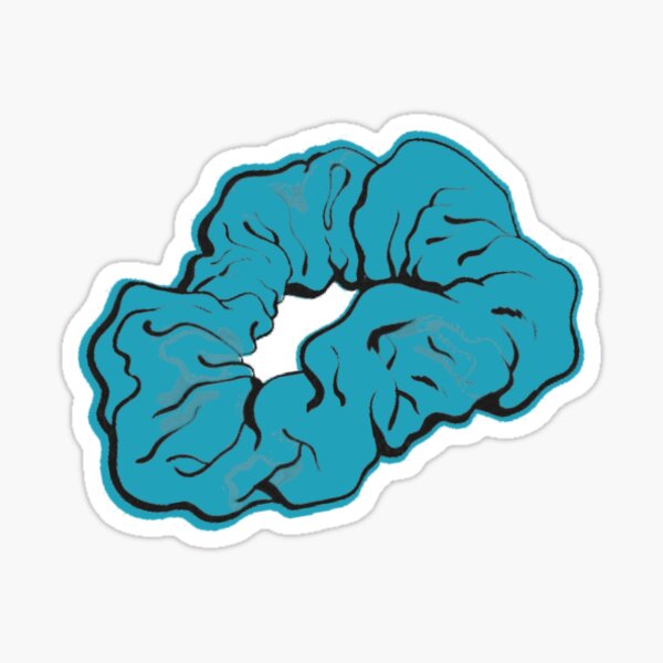 Pegatina «Teal Scrunchie Sticker VSCOGRL Vsco Girl Pastel Regalos para ...