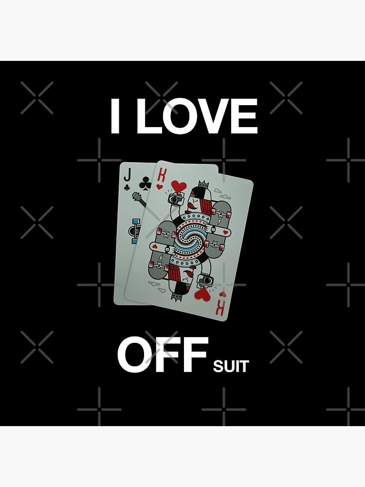 "Jack King Off Suit Poker Cards" Poster for Sale by ABeaversCart ...