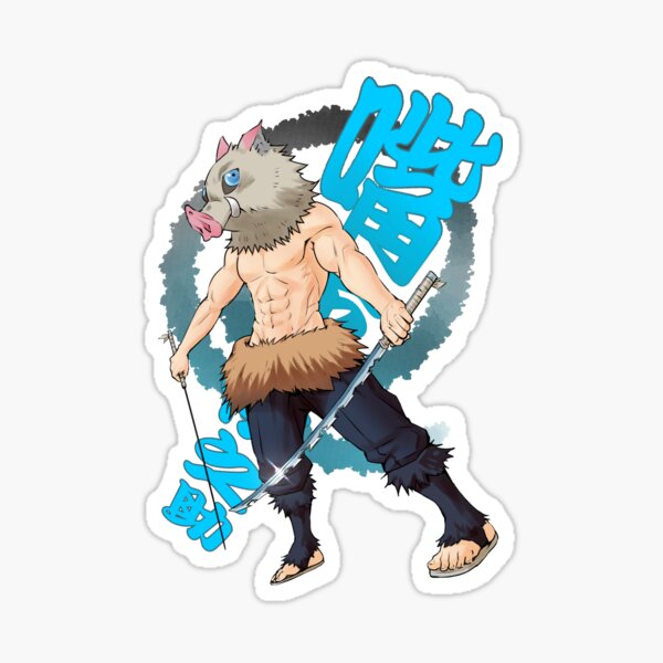 "Inosuke Hashibira - Demon Slayer: Kimetsu no Yaiba" Sticker by ...