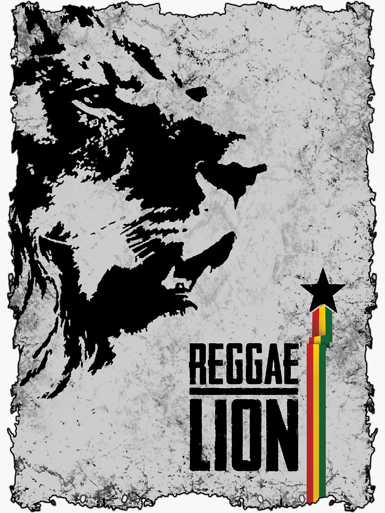 "reggae lion" Sticker by Periartwork | Redbubble