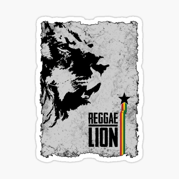 "reggae lion" Sticker by Periartwork | Redbubble