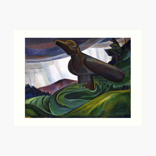 "Emily Carr - Big Raven" Art Print by ArtExpression | Redbubble