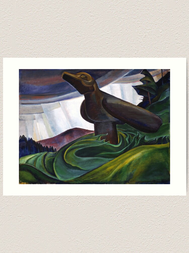 "Emily Carr - Big Raven" Art Print by ArtExpression | Redbubble