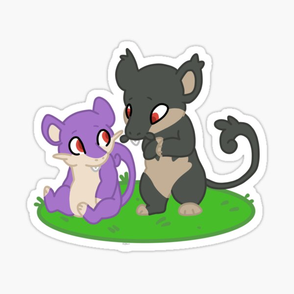 Rattata Stickers | Redbubble