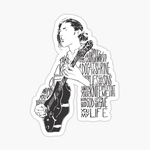 "hozier merch" Sticker by ohajikerfa | Redbubble