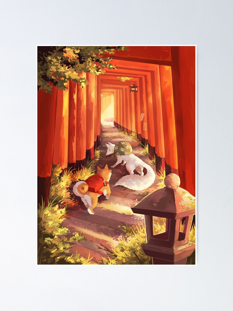 "Visiting Friends" Poster by damare | Redbubble