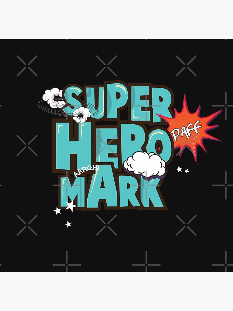"Super hero Mark" Poster by Urosek | Redbubble