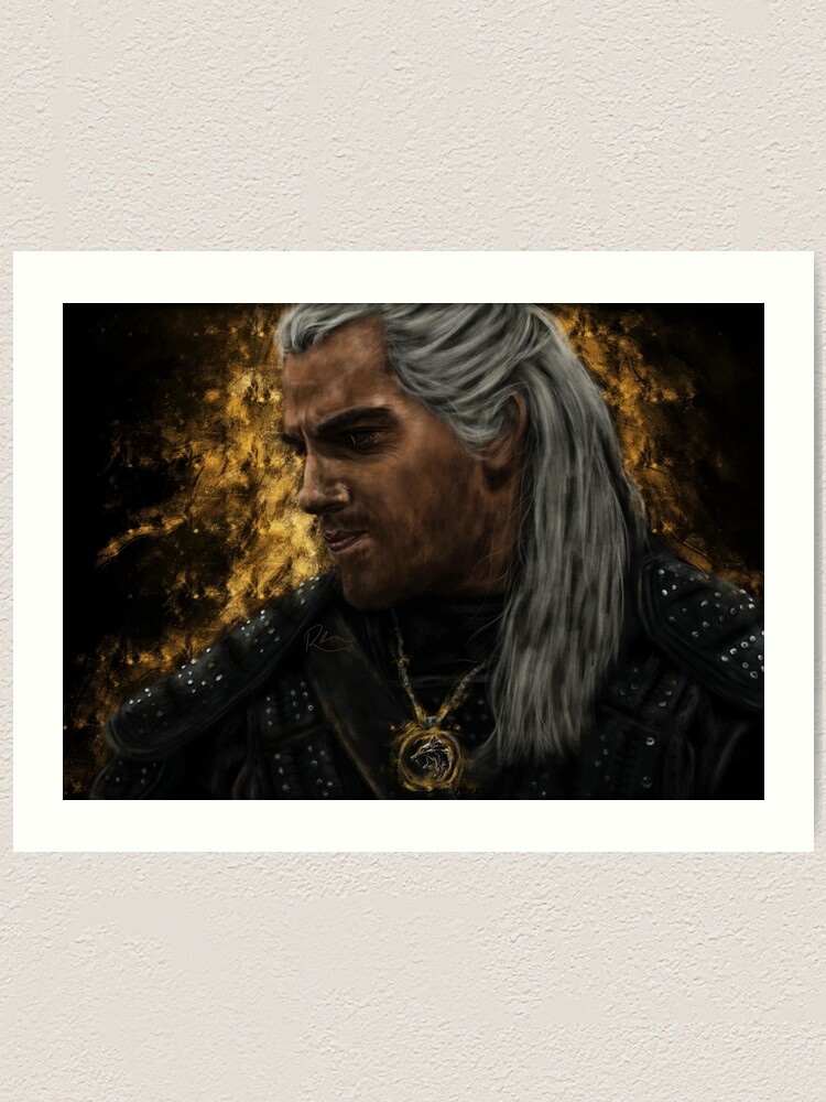 "Geralt of Rivia" Art Print by ryan-rigby | Redbubble