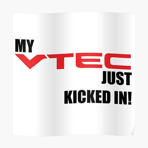 "vtec " Poster by HemiJDM | Redbubble