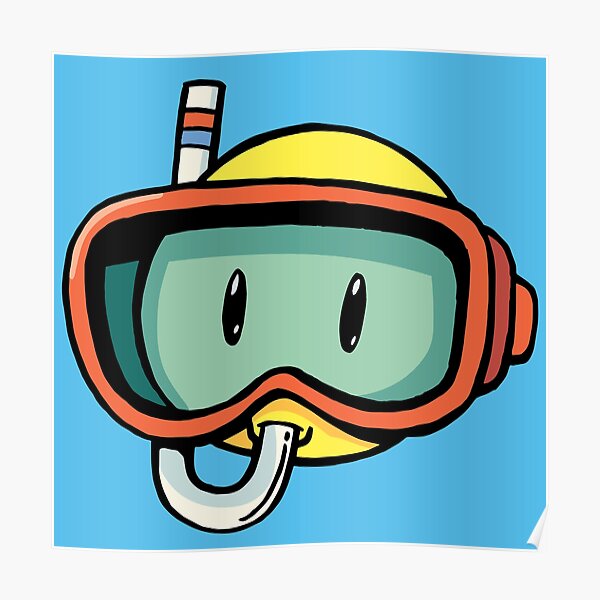 "scuba diver emoji " Poster for Sale by duxpavlic | Redbubble