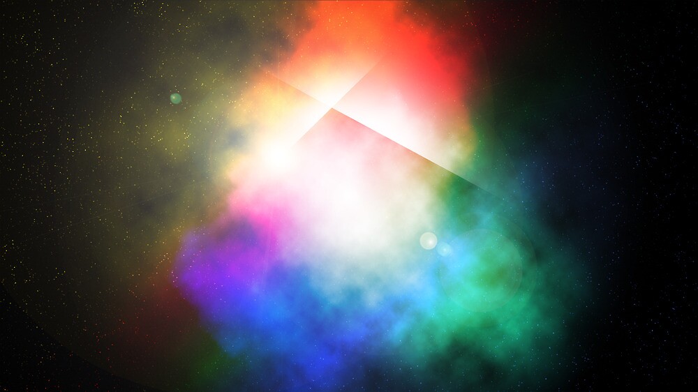 Rainbow Negative Space