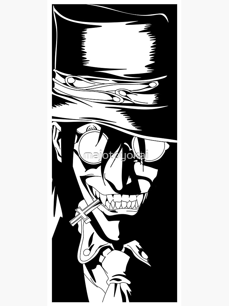 "HELLSING" Sticker by majotoyokai | Redbubble