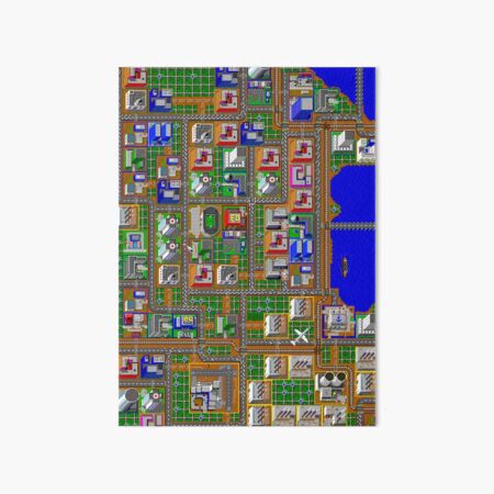 "SimCity 1 No logo Sim City Zoom - HD" Art Board Print for Sale by ...