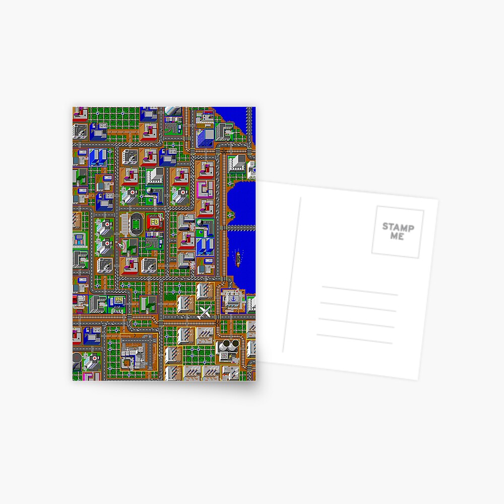 "SimCity 1 No logo Sim City Zoom - HD" Pillow for Sale by hangman3d ...