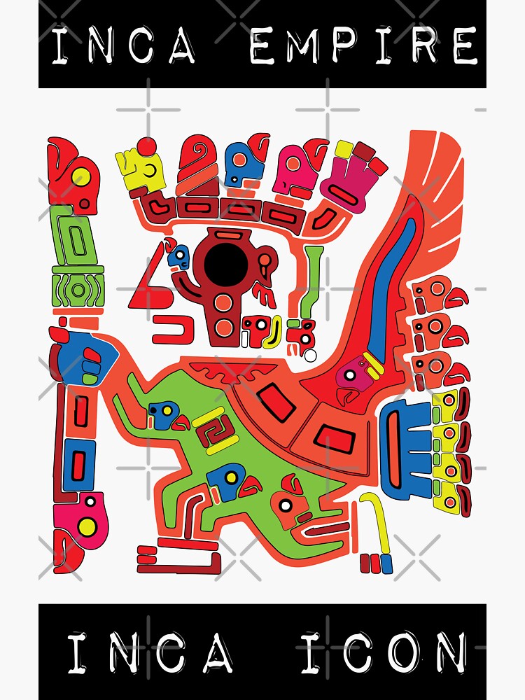 Pegatina «icono inca Cartel del Imperio Inca | camiseta inca icon Inca ...