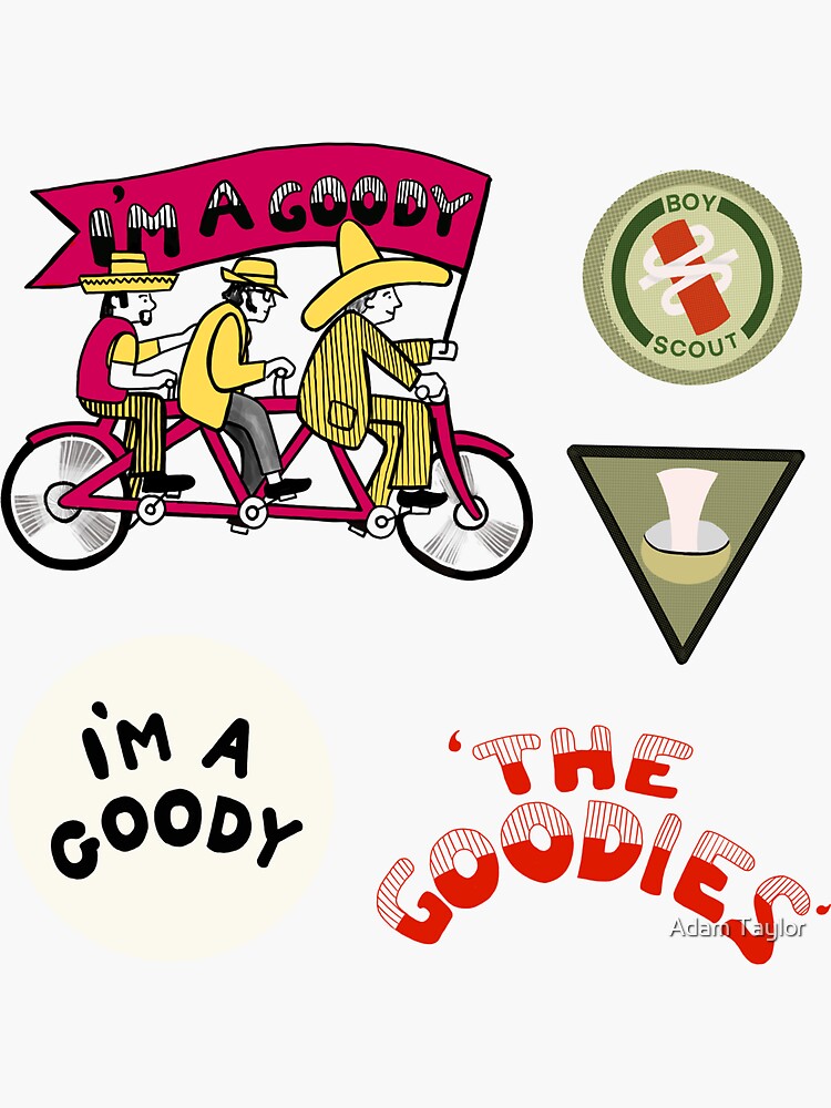 "'The Goodies' Sticker Bundle" Sticker by willHartnell1 | Redbubble