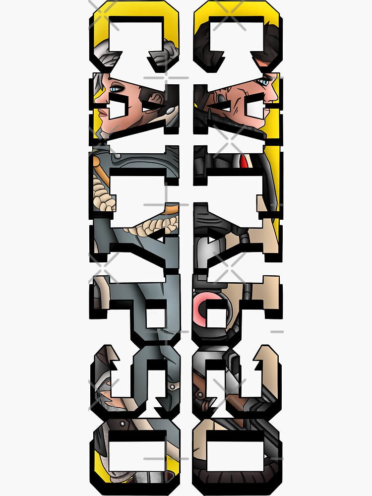 "Calypso Twins" Sticker by Nat-Lou-Sil | Redbubble