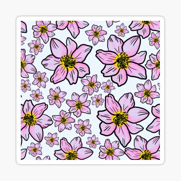 "Boom boom de bloom " Sticker by SturgesC | Redbubble