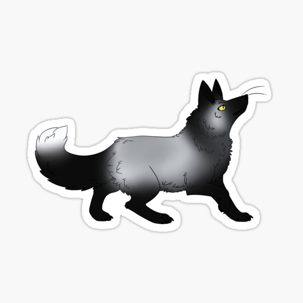 "Silver Fox" Sticker for Sale by WindySilverstar | Redbubble