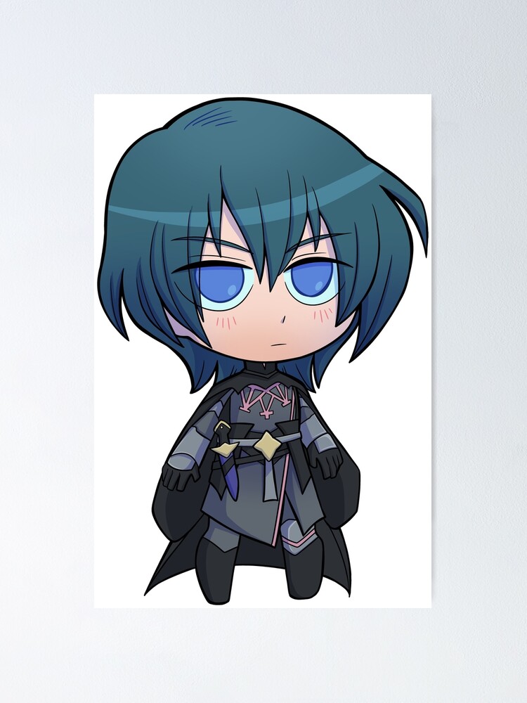 Poster « Byleth (M! Byleth) - Emblème du Feu Trois Maisons - Chibi ...
