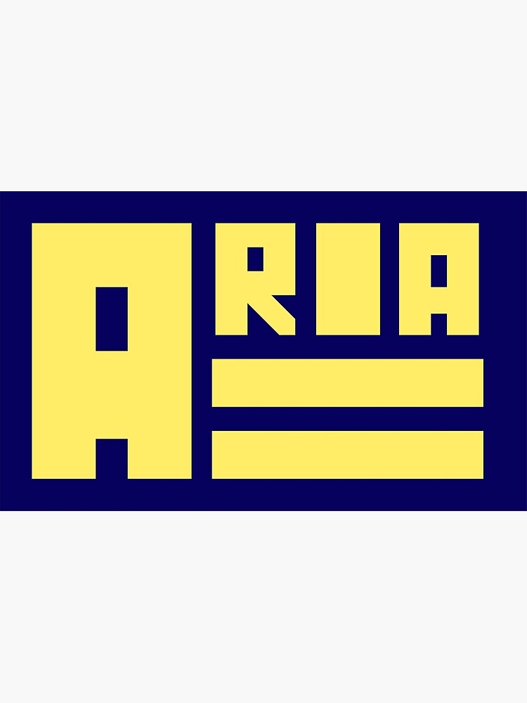 "Aria Company Logo" Greeting Card for Sale by xebec | Redbubble