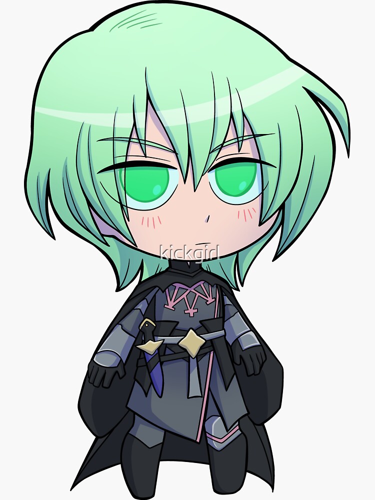 "Byleth (M!Byleth / Green Hair) - Fire Emblem Three Houses - Chibi ...