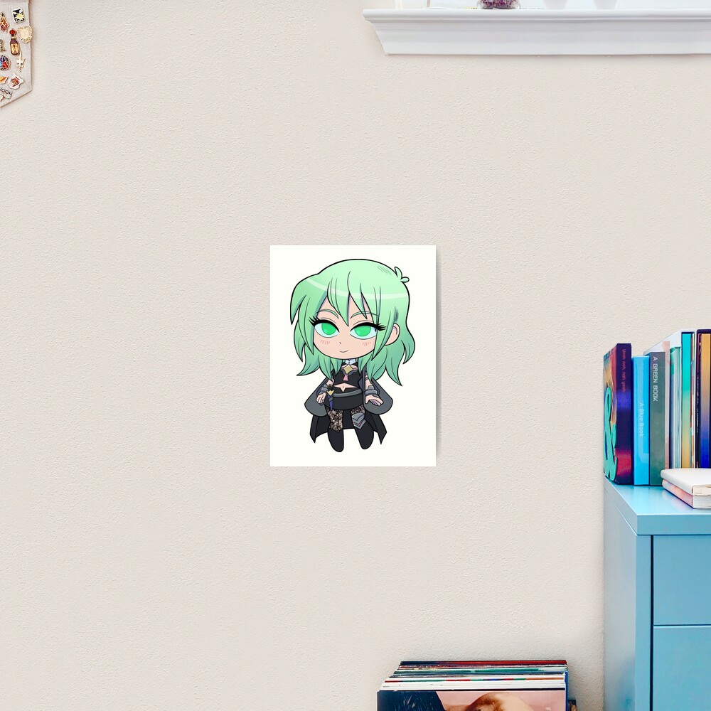 "Byleth (F!Byleth / Green Hair) - Fire Emblem Three Houses - Chibi ...